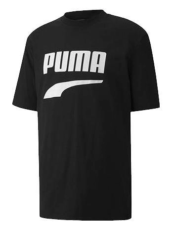 PUMA Downtown Printing Casual Short Sleeve - Black