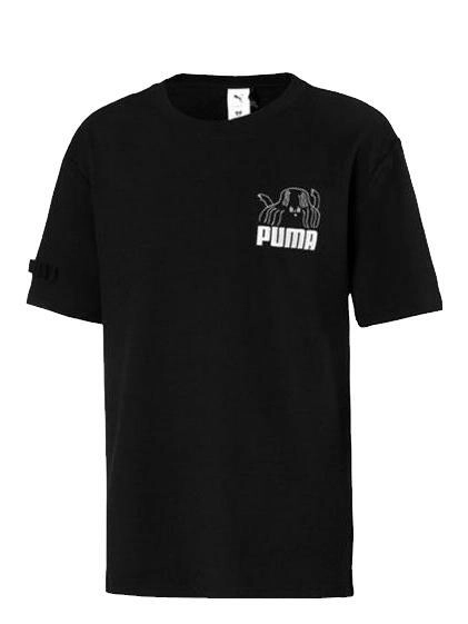 PUMA X Tyakasha Logo Printing - Black