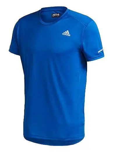 Adidas Logo Printing Running Sports Male - Blue