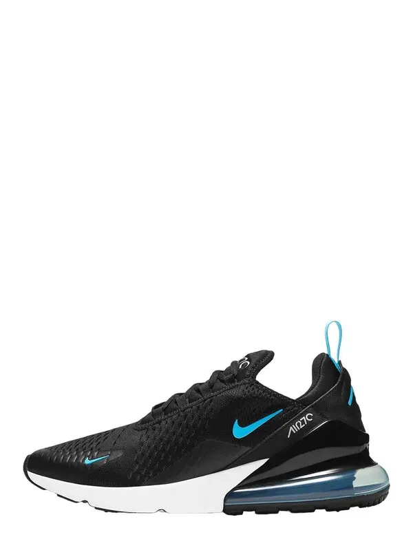Nike Max 270 Athletic Sneakers - Black/blue/white