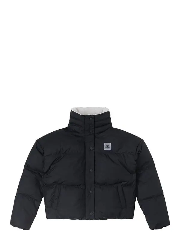 CONVERSE Short Down Puffer Jacket - Black