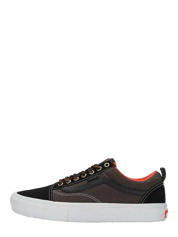 VANS Old Skool X Spitfire Skate Shoes - Black/red Flame