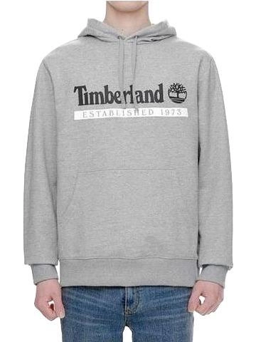 Timberland Logo Hoodie - Grey/white/black