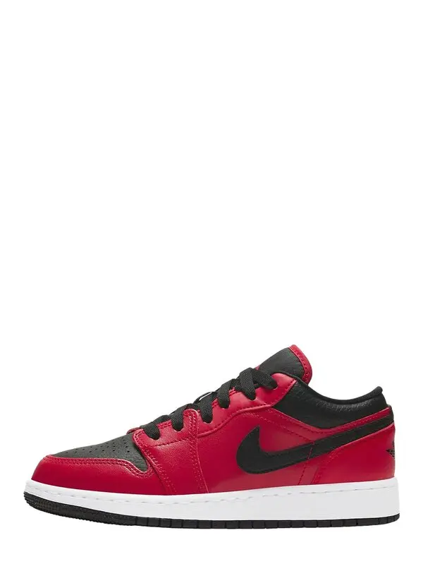 JORDAN 1 Low "reverse Bred Pebbled - Red/black