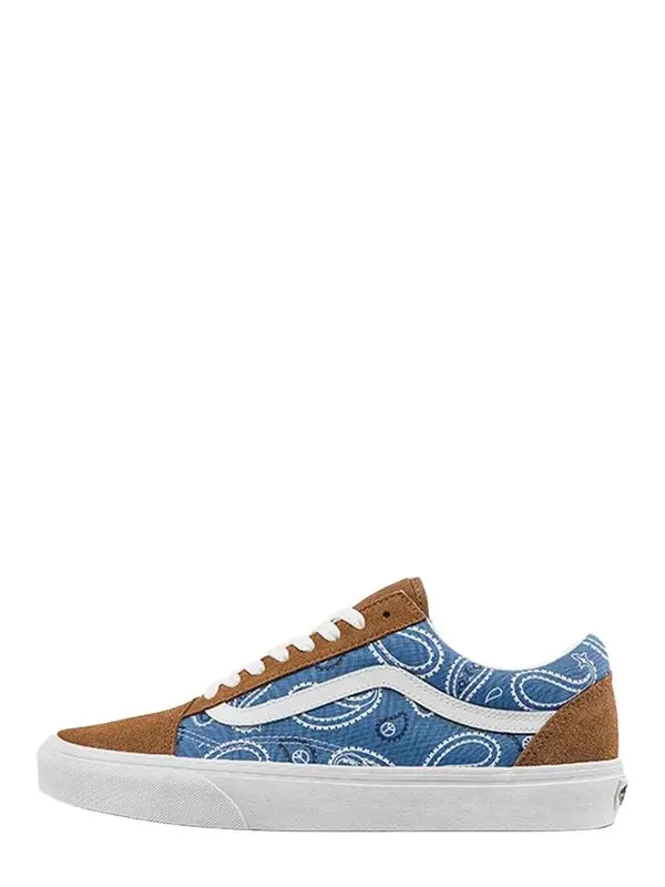 VANS Old Skool Peace Paisley Low Top Sneakers - Blue/green