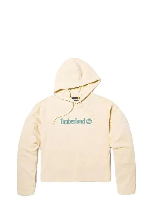 Timberland Brand" Logo Hoodie - White/blue