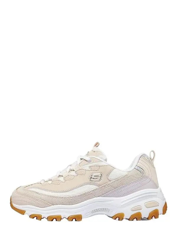 Sketchers Dlites 1.0 Sneakers - White/beige/khaki