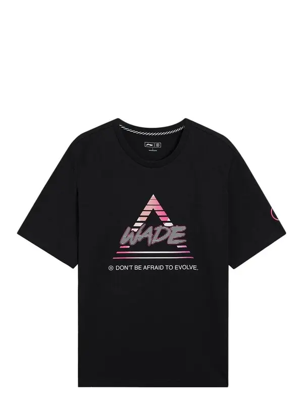 LI-NING Way Of Wade Triangle Graphic T-shirt 'black - Black/multi-color