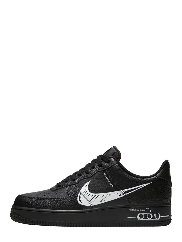 Nike Force 1 Low 'sketch - Black