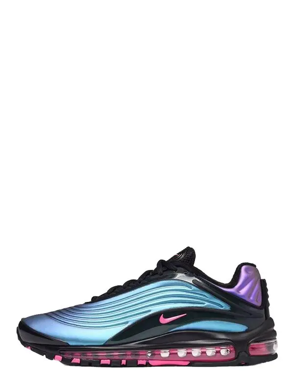 Nike Max Deluxe 'throwback Future' Sneakers - Black/laser Fuchsia