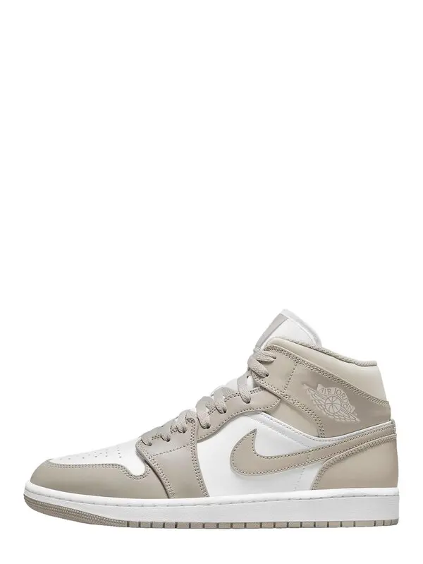 JORDAN Air 1 Mid "college Grey Linen - College Grey/linen/light Bone