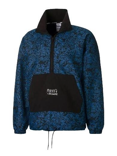 PUMA X Mr Doodle Graffiti Print Stand Collar Jacket - Default Color