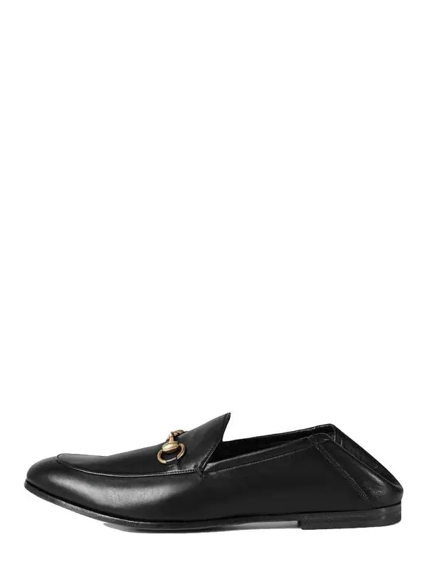 Gucci Leather Loafers With Horsebit Detail - Default Color