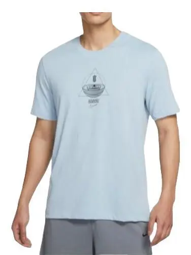 Nike Kyrie Irving Alphabet Pattern T-shirt 'blue - Multicolorblue