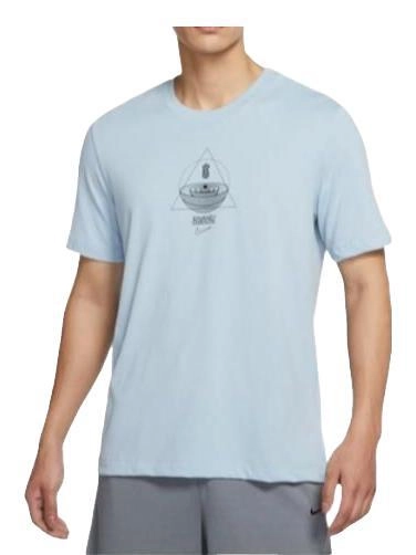 Nike Kyrie Irving Alphabet Pattern T-shirt 'blue - Multicolorblue