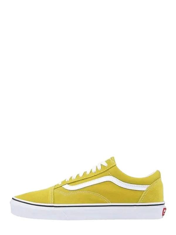 VANS Old Skool Lace-up Suede And Canvas Sneakers - Yellow