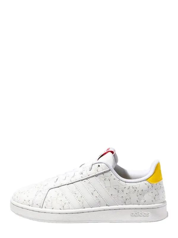 Adidas Neo X Pokemon White Yellow Sneakers - White/yellow