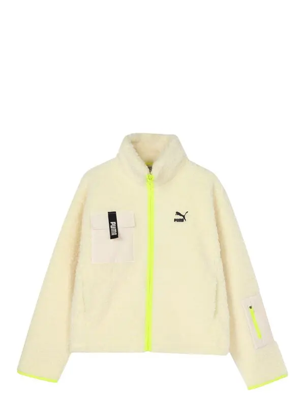 PUMA Trail Sherpa Zip Jacket - Creamy