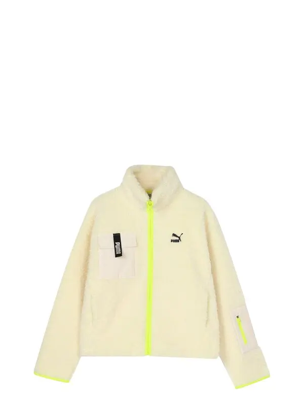 PUMA Trail Sherpa Zip Jacket - Creamy