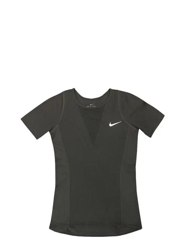 Nike Dri-fit One Short Sleeve Performance Top - Grey/multi-color