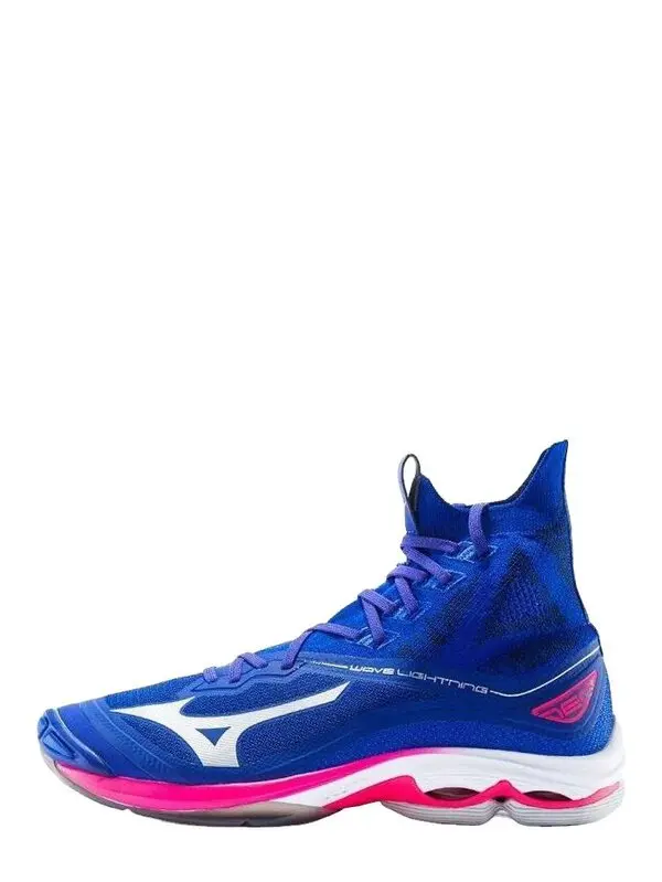 Mizuno Wave Lightning Neo High Top Sneakers - Blue/white