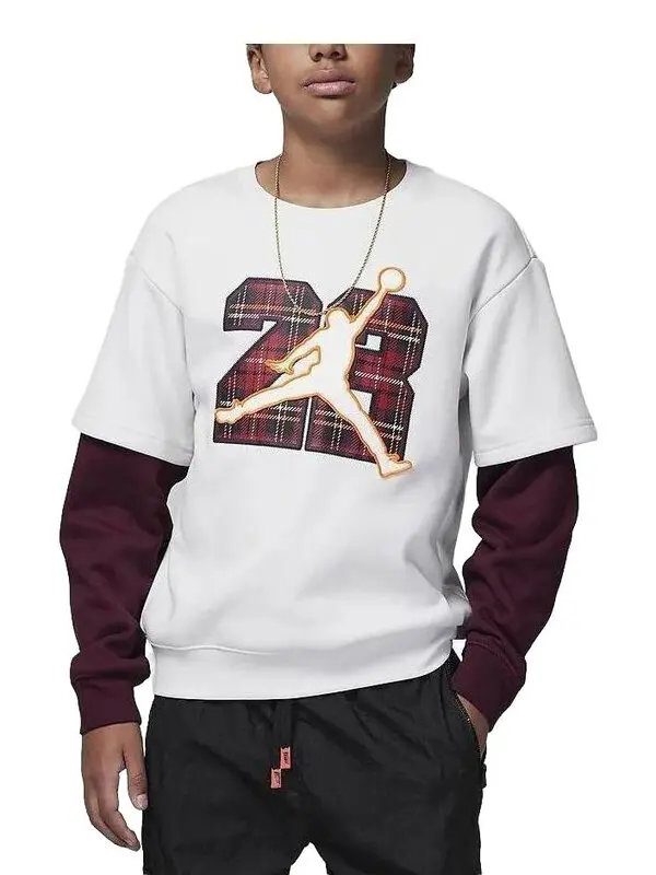 JORDAN Air 23 2fer Crew Top - Phantom