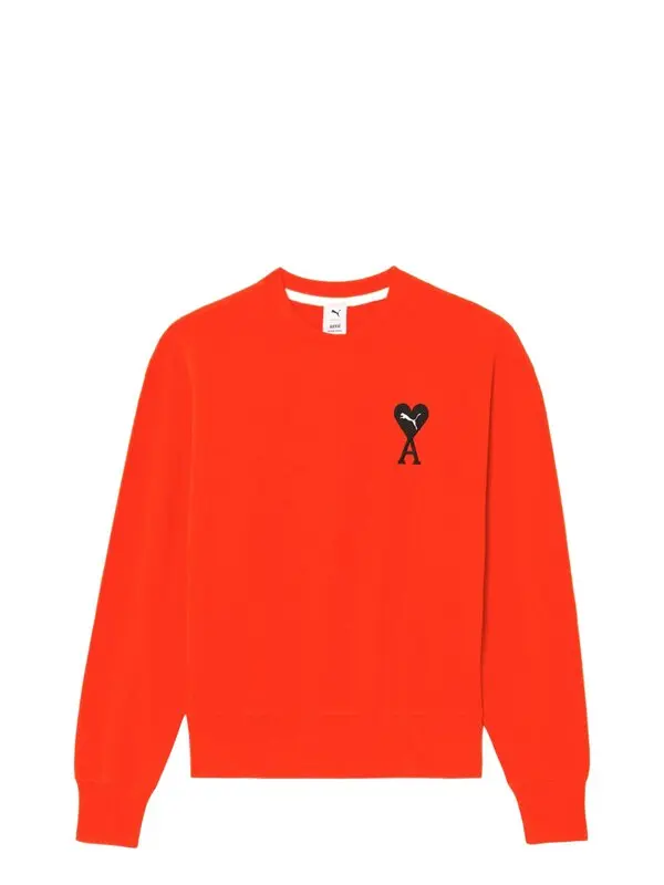 PUMA X Ami Crewneck Sweatshirt - Orange/red