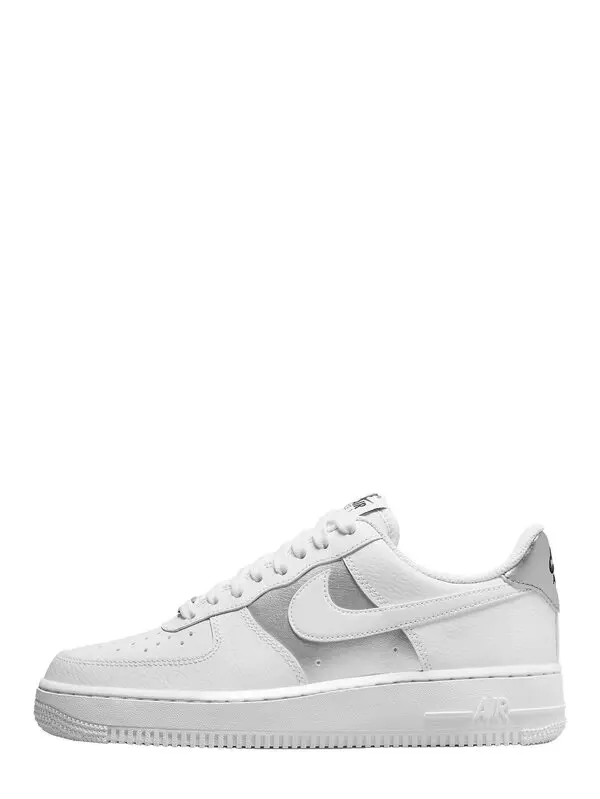 Nike Force 1 '07 Low Top Sneakers - White/silver