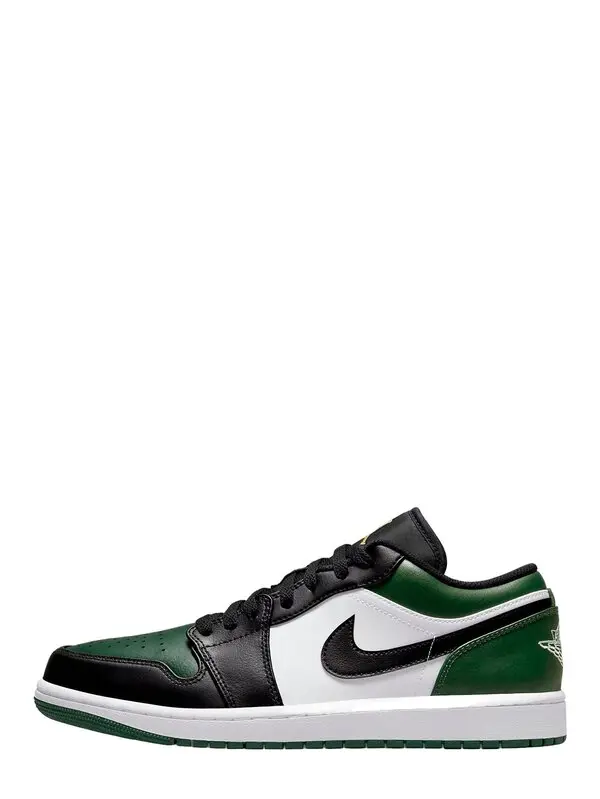 JORDAN 1 Low "green Toe" Sneakers - Noble Green/pollen/white