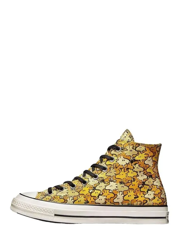 CONVERSE Peanuts X Chuck 70 Hi Woodstock Camo - Goldyellow
