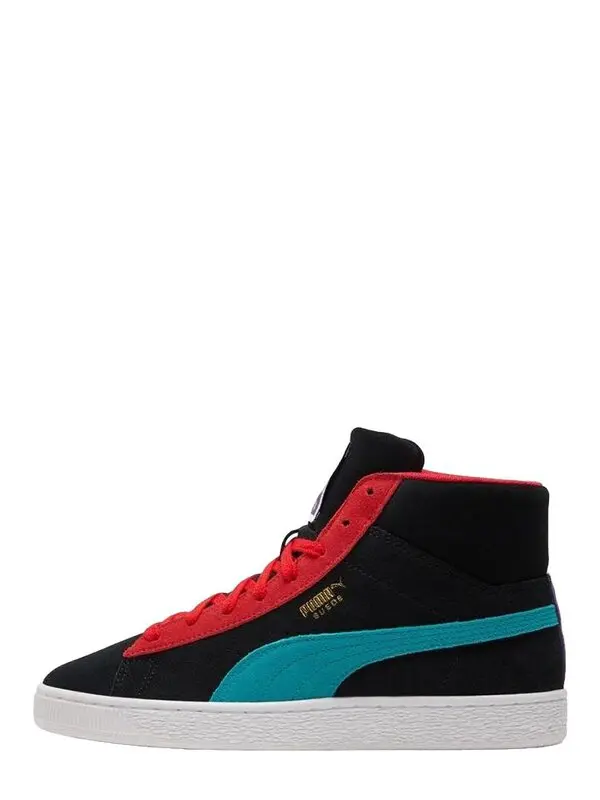 PUMA Suede Mid 21 'black Viridian Green Red - Black/red