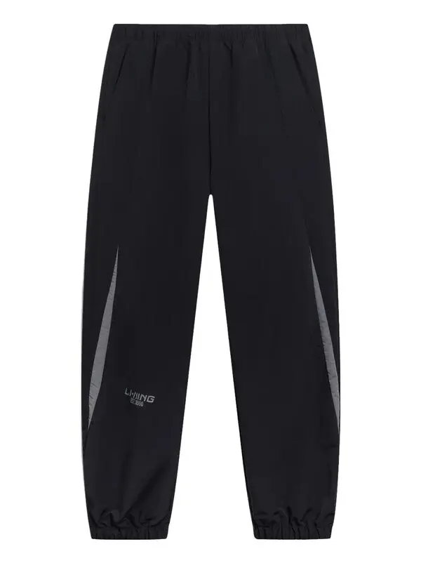 LI-NING Reflective Logo Joggers Pants 'black - Black/grey