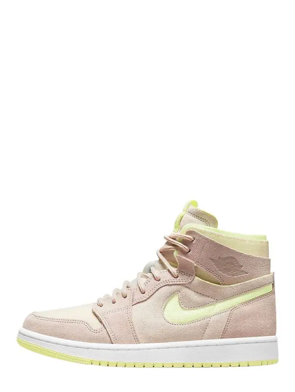 JORDAN 1 High Zoom Comfort "lemon Twist - Yellow/pink