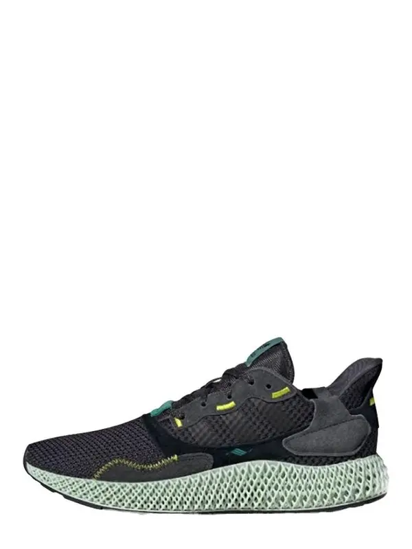 Adidas Zx 4000 Futurecraft 4d Athletic Sneakers - Black/green