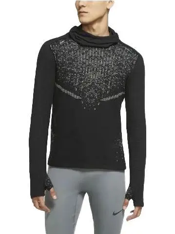 Nike Run Division Wooldorado Long Sleeve Top - Black