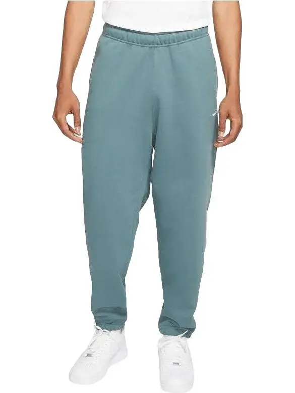 Nike Logo Embroidered Casual Solid Color Sports Pants/trousers/joggers Blue - Multi-color
