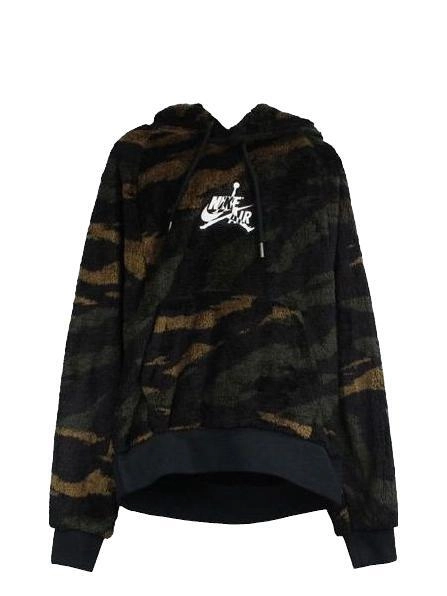 JORDAN Air Wings Plush Pullover - Black