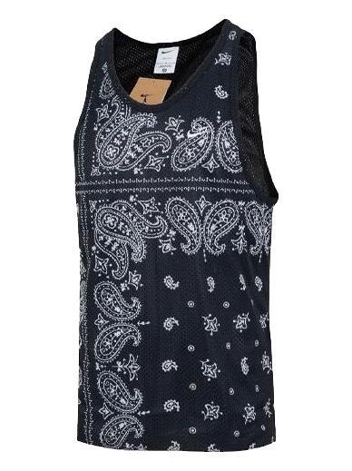 Nike Dri-fit Sleeveless Bandana Print Vest - Multi-color