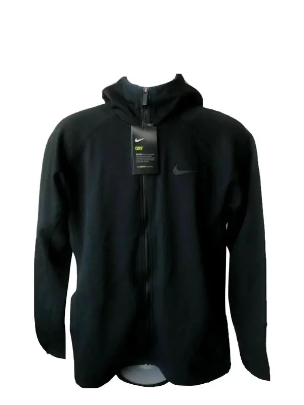 Nike Dri Fit Showtime Basketball Full Zip Hoodie 'obsidian - Obsidian/black