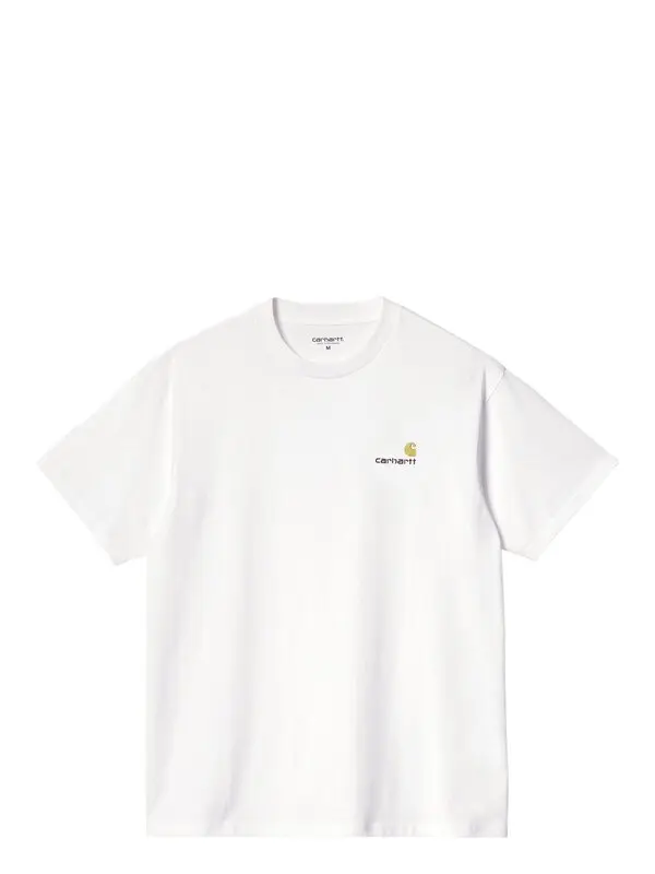 Carhartt Work In Progress American Script Short Sleeve T-shirt - White