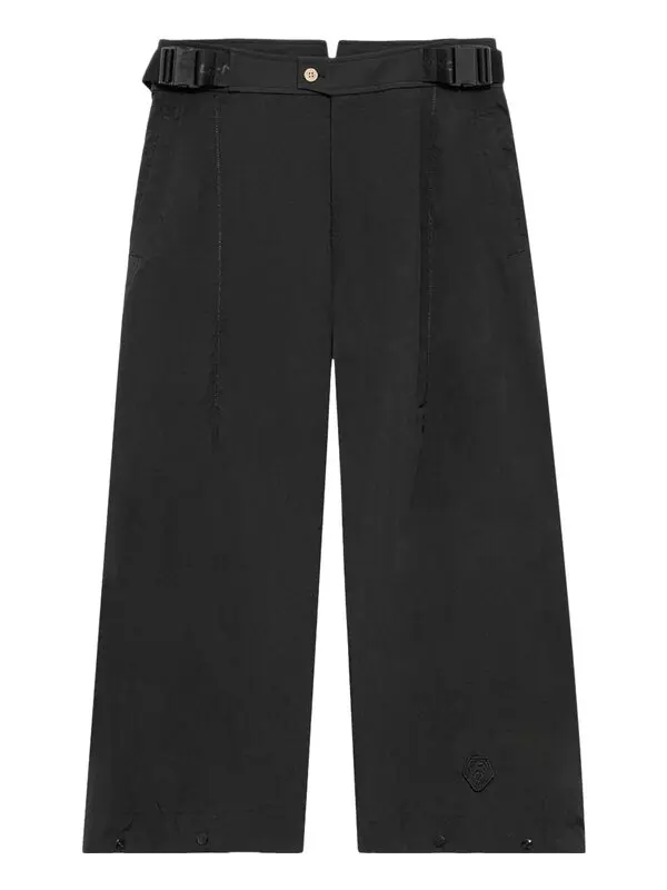 LI-NING X Jackie Chan Kung Fu Loose Fit Ankle Pants - Black