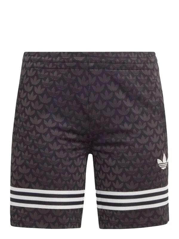 Adidas Adicolor 70s Monogram Shorts - Black/multi-color