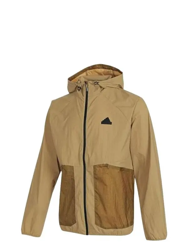 Adidas Tech Lightweight Woven Jacket - Brown