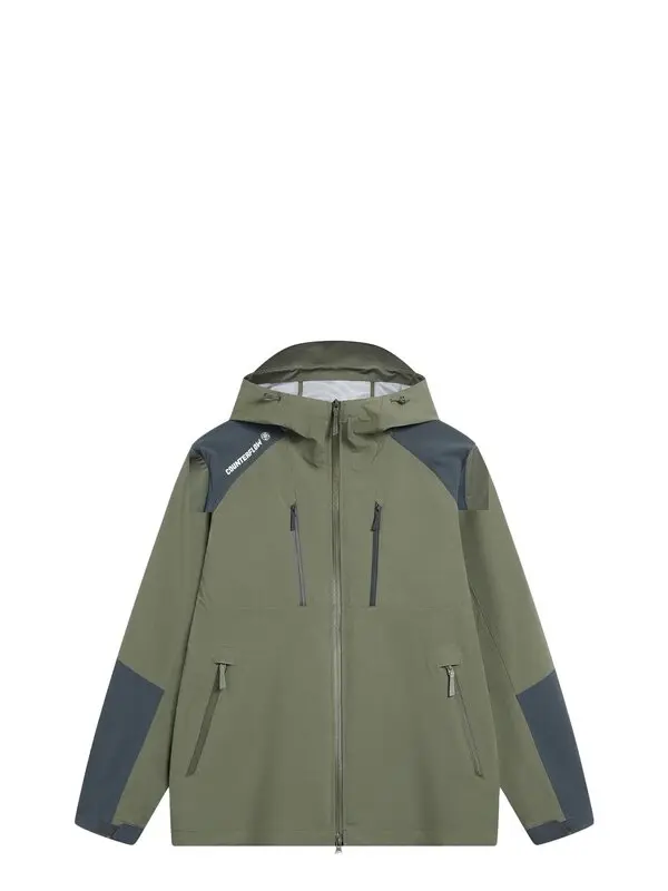 LI-NING Counterflow 3-in-1 Hooded Windbreaker - Green/blue