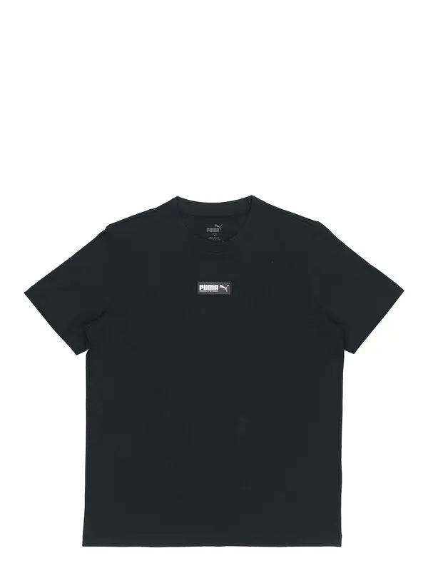 PUMA Round Neck Sports Short Sleeve - Black