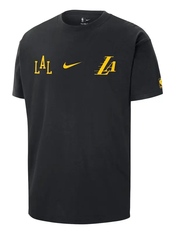 Nike Nba Los Angeles Lakers 2023/24 City Edition Courtside Max90 T-shirt Asia Sizing - Black