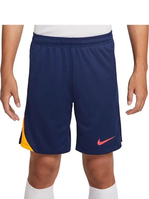Nike Dri-fit Strike Soccer Shorts - Blue Void/laser Orange