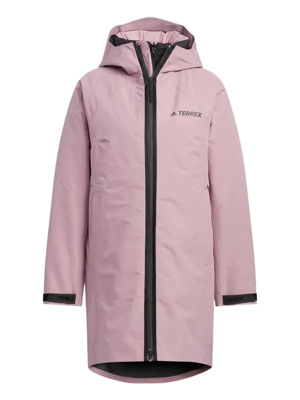 Adidas Long Down Jacket - Pink