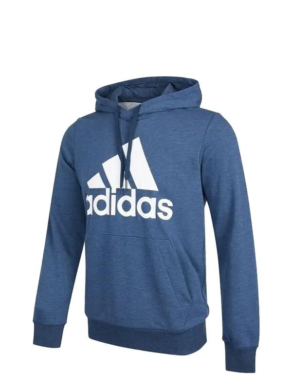 Adidas Graphic Logo Pullover Hoodie - Navy