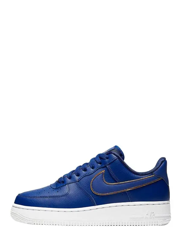 Nike Force 1 Low Gold Swoosh - Blue